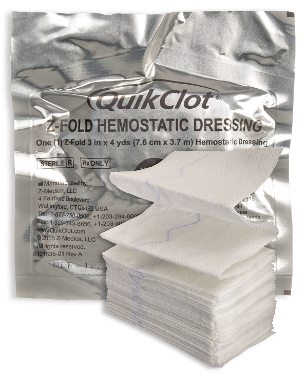 Quikclot Hemostatic Dressing